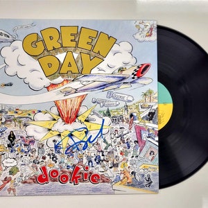 Billie Joe Armstrong Autographed Green Day Dookie Record Album Cover ...