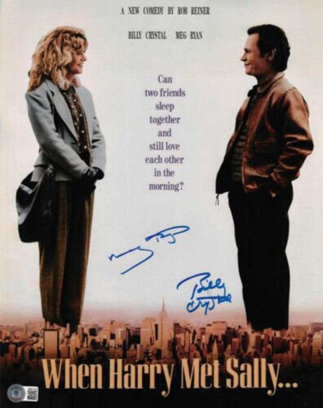 Billy Crystal and Meg Ryan Signed Autographed When Harry Met Sally ...