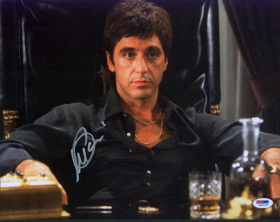 Al Pacino Autographed Signed 11x14 Scarface Photo PSA/DNA COA | Etsy