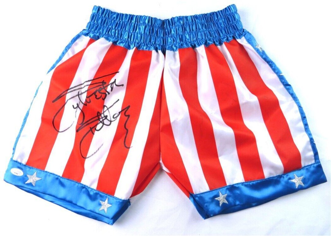 Sylvester Stallone Signed Autographed Rocky Boxing Trunks JSA COA - Etsy