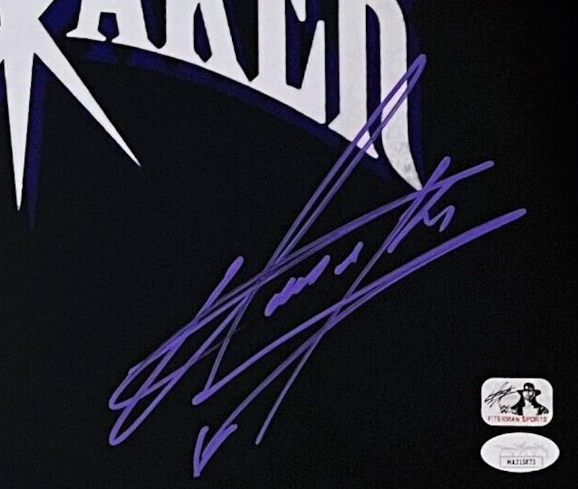 Undertaker Autographed Signed WWE Wrestling 16x20 Photo JSA COA - Etsy