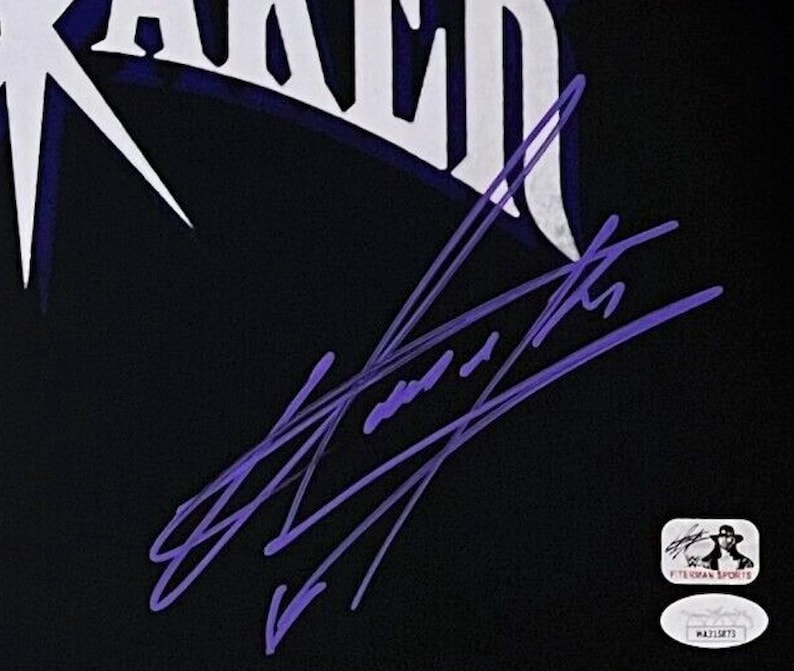 Undertaker Autographed Signed WWE Wrestling 16x20 Photo JSA COA - Etsy