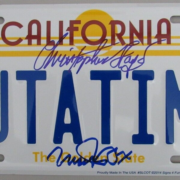Back to the Future License Plate - Etsy