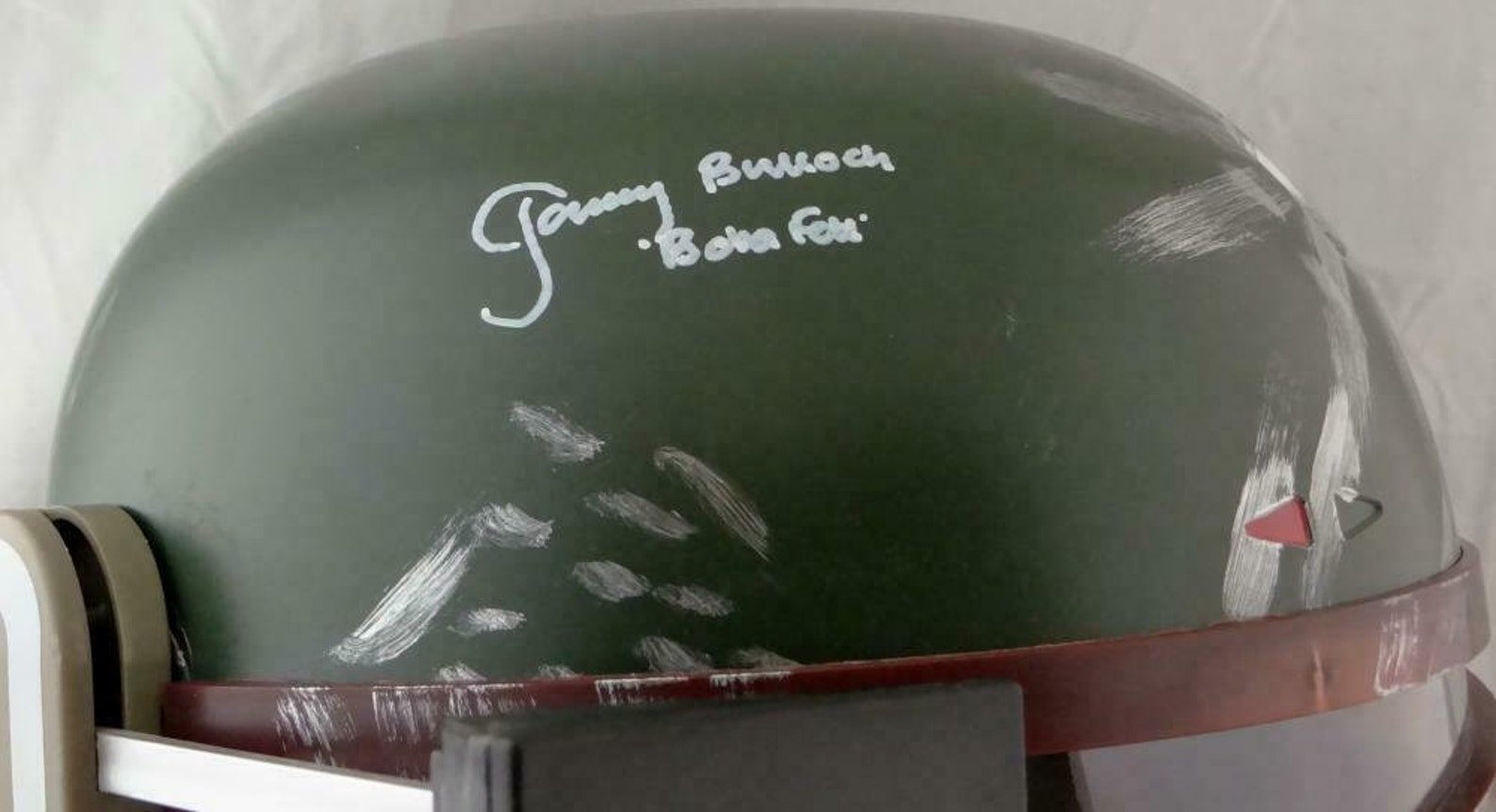 Jeremy Bulloch Star Wars Autographed Signed Boba Fett Helmet Radtke COA ...