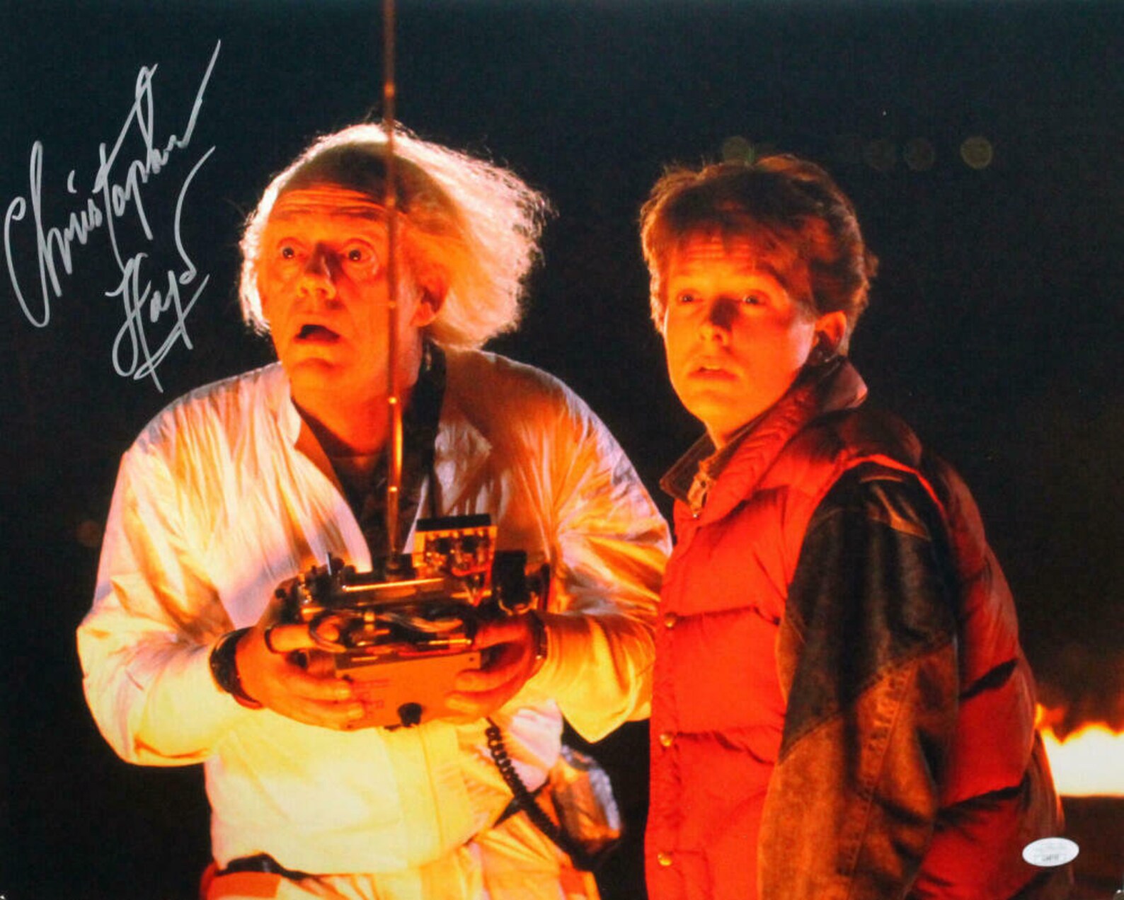 Christopher Lloyd Autographed Signed Back to the Future 16x20 - Etsy