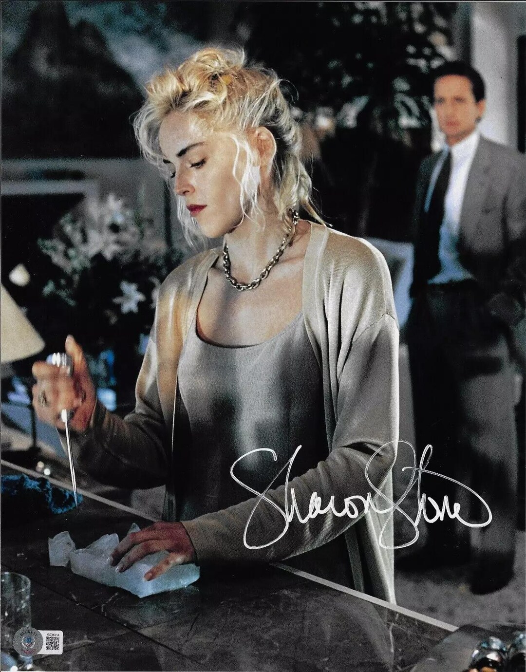 Sharon Stone Autographed Signed 11x14 Basic Instinct Photo BECKETT - Etsy