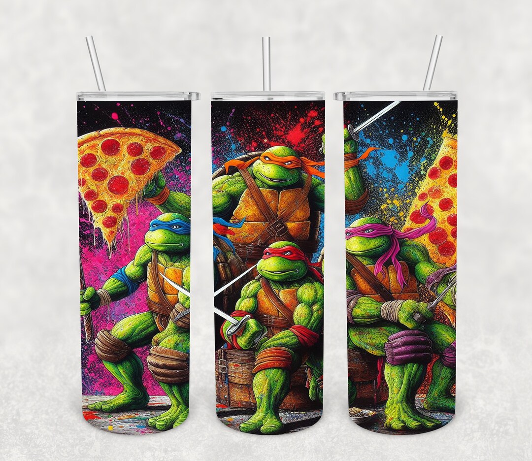 Ninja Pizza Turtles Sublimation Wrap Digital File - Etsy Australia