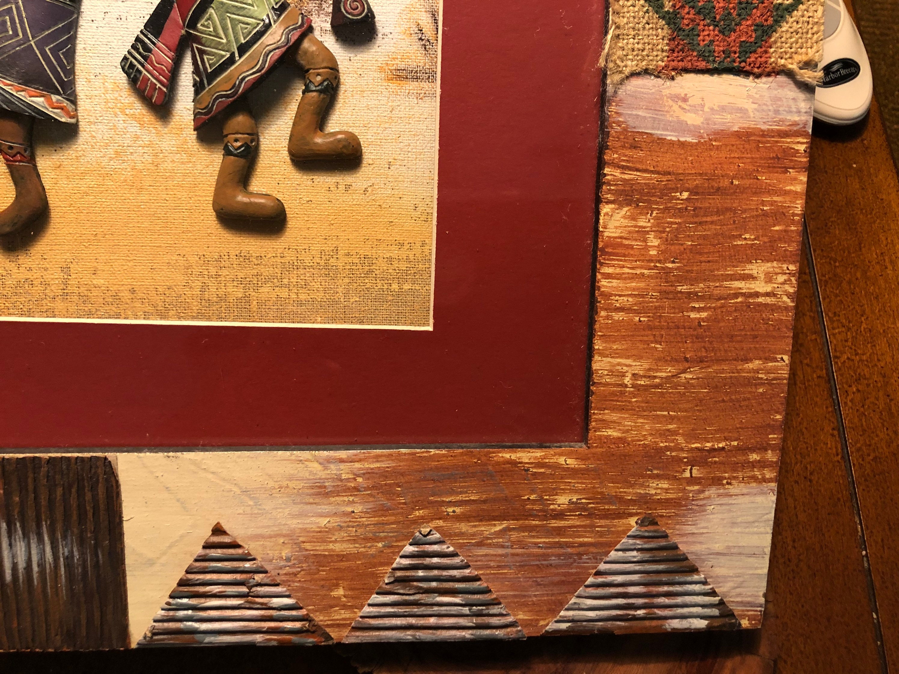 Kokopelli 3D Shadow Box Art Framed Southwestern Shadow Box Native ...