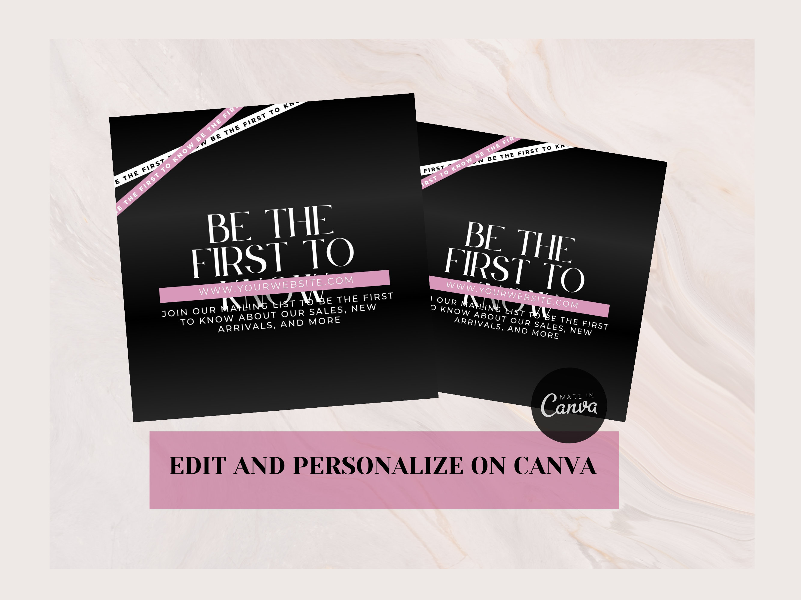 Be the First to Know Flyer Template Printable Social Media Event Flyer ...