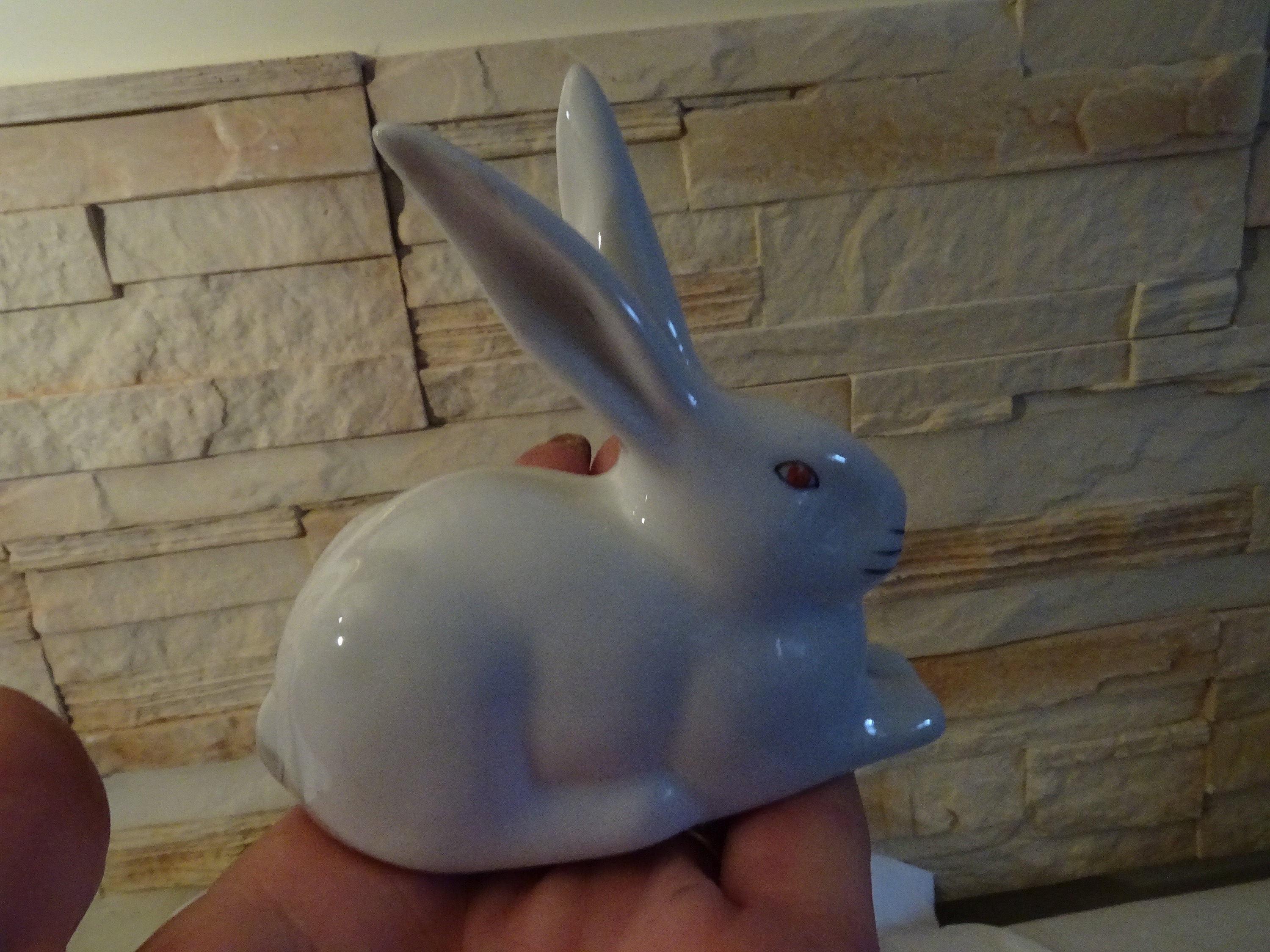 WHITE BUNNY RABBIT 3.11 Vintage Art Deco Hungarian - Etsy