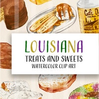 Watercolor Beignets Digital Clip Art Set- Instant Download - Etsy