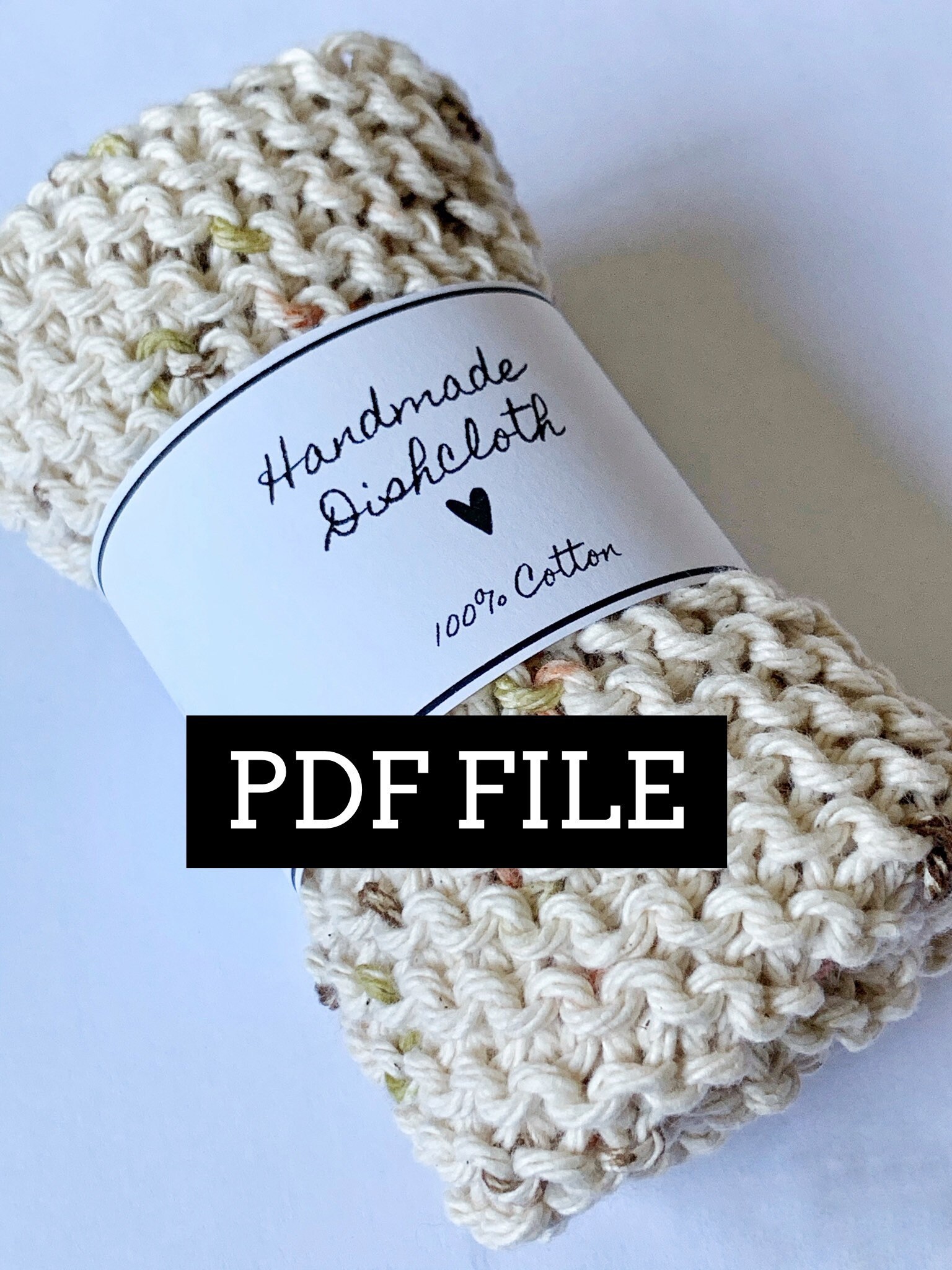 Printable Dishcloth Labels PDF Instant Download - Etsy