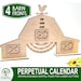 Perpetual Calendar - Farmhouse Barn Edition - Etsy