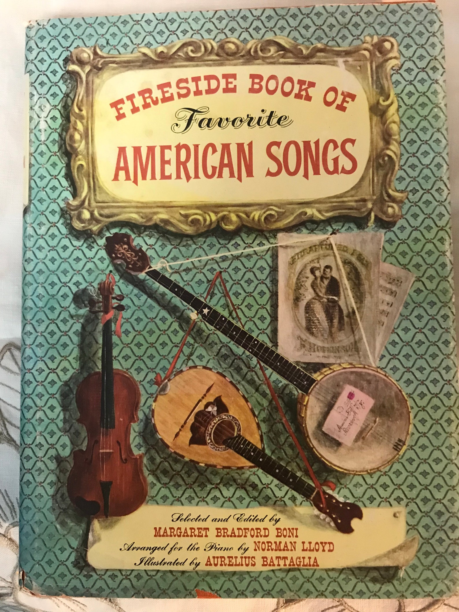Fireside Book of Favorite American Songs. 1952 Edition. Good Condition ...