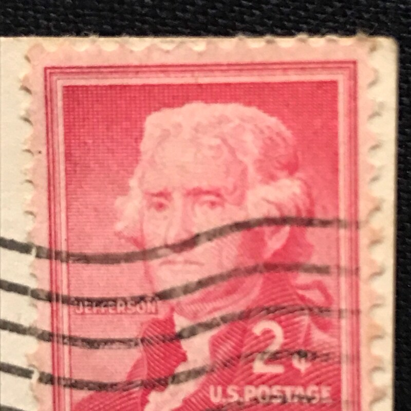 Rare Stamp Jefferson - Etsy