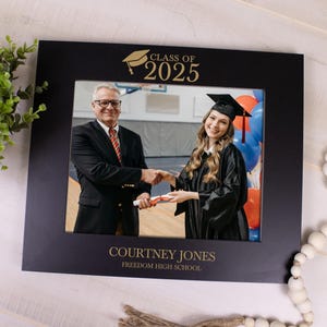 Graduation 2025 Picture Frame | Personalized Class of 2025 Gift for ...