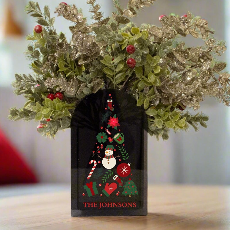 Christmas Vase - Etsy
