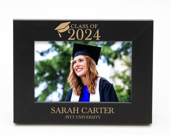 Class of 2024 Graduation Gift Personalized Photo Frame Mat Graduation ...