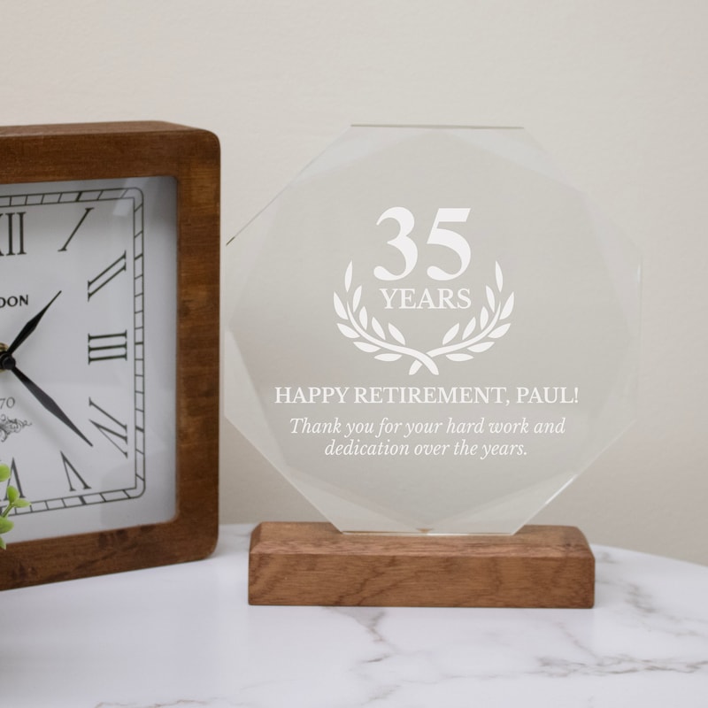 Retirement Appreciation Plaque - Etsy