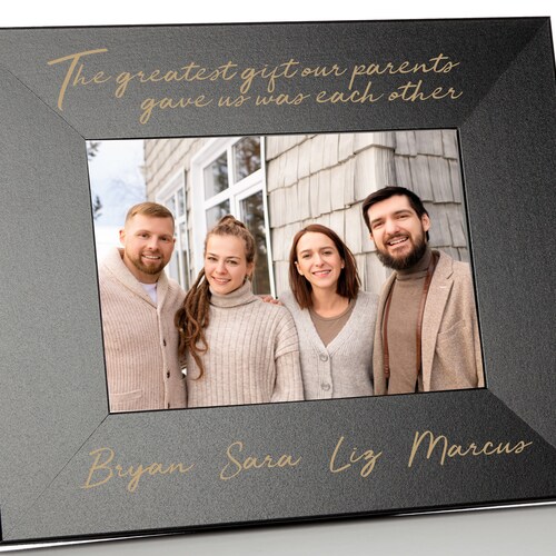 Personalized Siblings Picture Frame Greatest Gift Our | Etsy