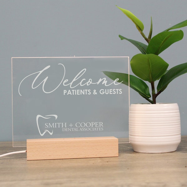 Custom Logo Front Desk - Etsy