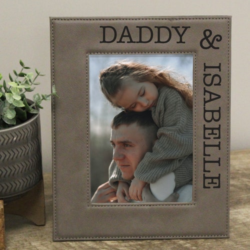 Daddy and Me Picture Frame Personalized Dad and Daughter - Etsy