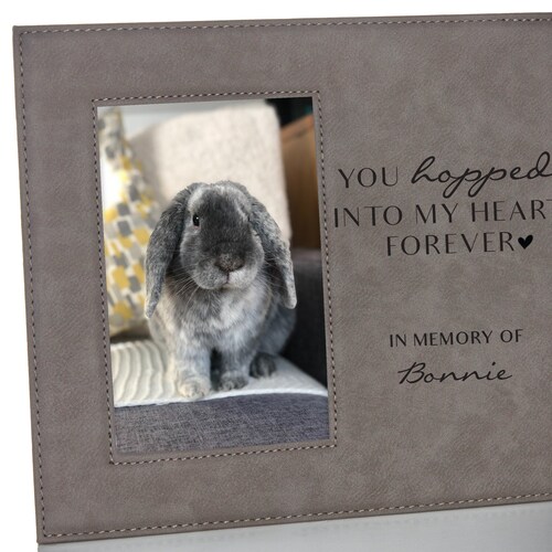 Rabbit / Bunny Memorial Stone Personalized Pet Remembrance - Etsy