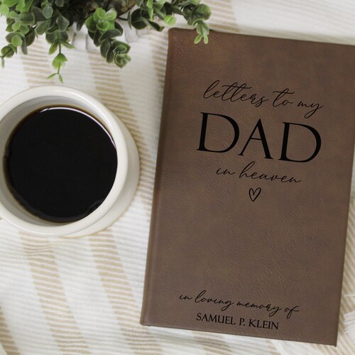 Loss of Father Grief Journal Letters to Dad in Heaven Dad - Etsy