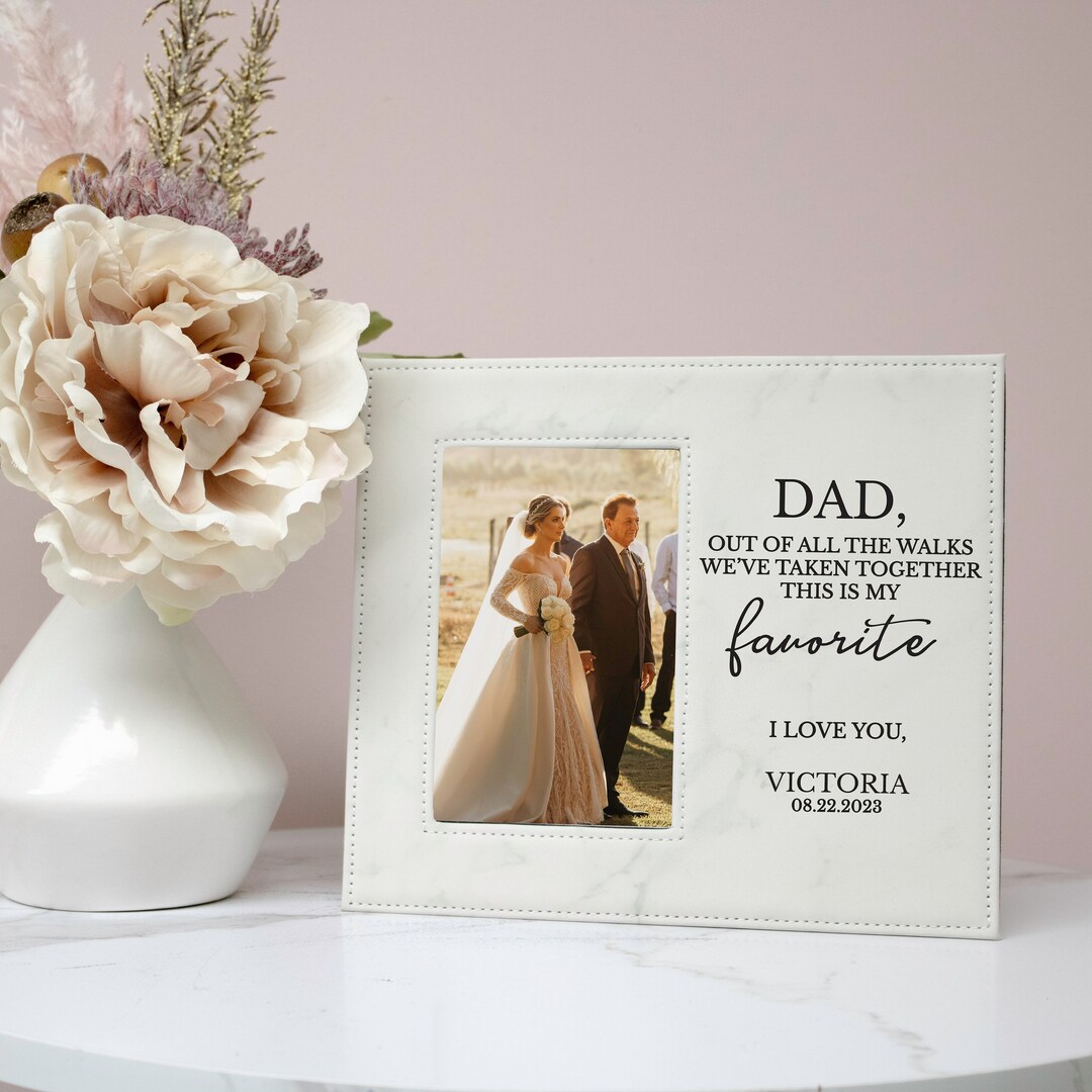 Father of the Bride Frame | Personalized Father of the Bride Picture ...