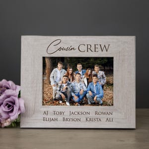 Cousins Picture Frame Personalized With Names | Picture Frame Gift for ...