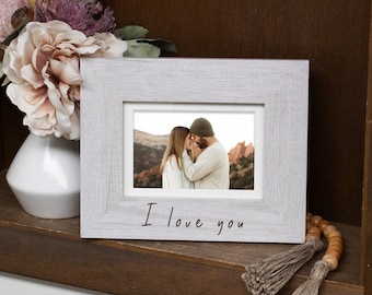 Handwriting Custom Engraved Picture Frame - Etsy