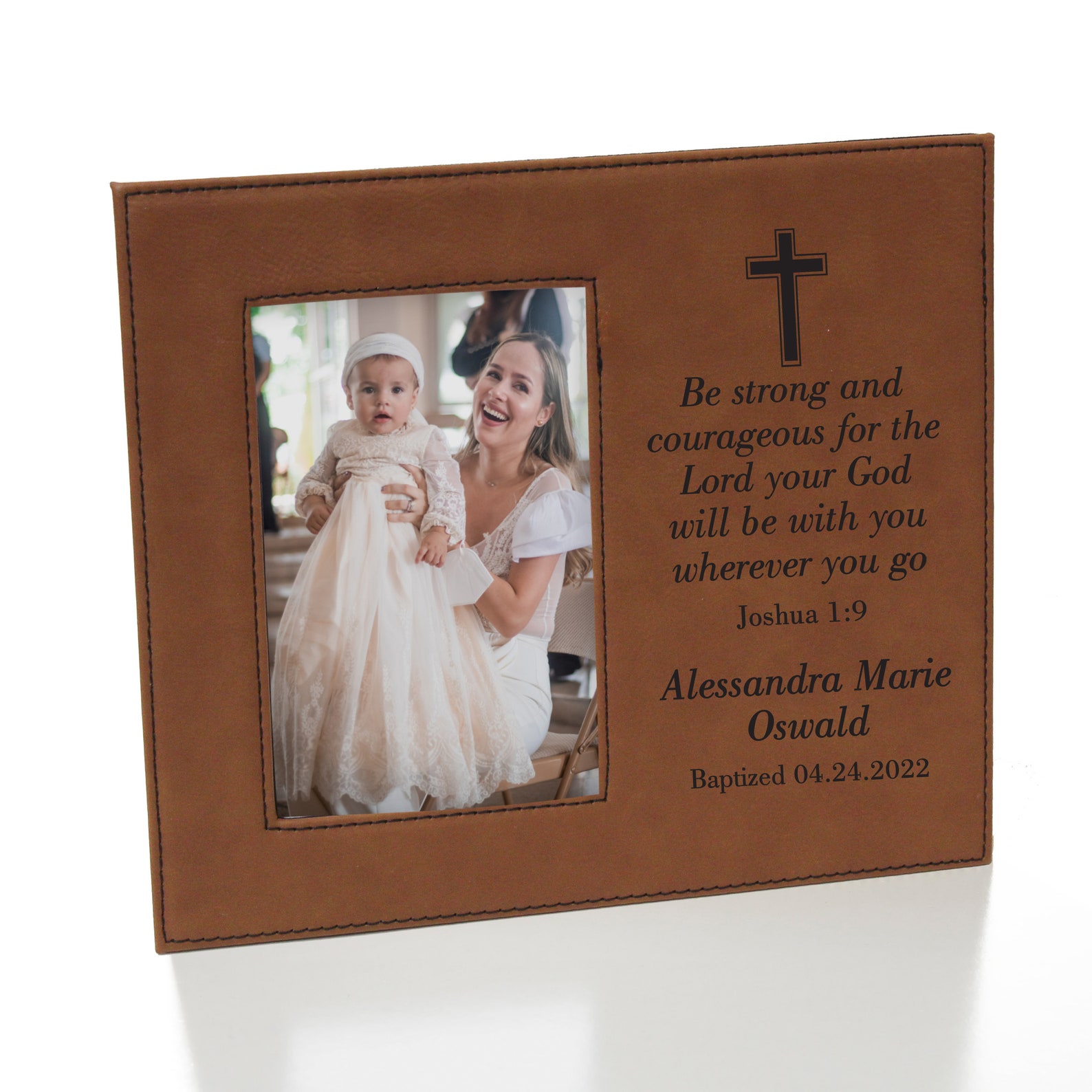 Baptism Picture Frame Personalized Religious Baptism Gift - Etsy