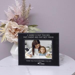 Nanny Picture Frame | Personalized Nanny Babysitter Picture Frame ...