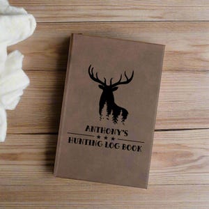 Hunting Journal | Personalized Hunting Log Book | Birthday Gifts for ...