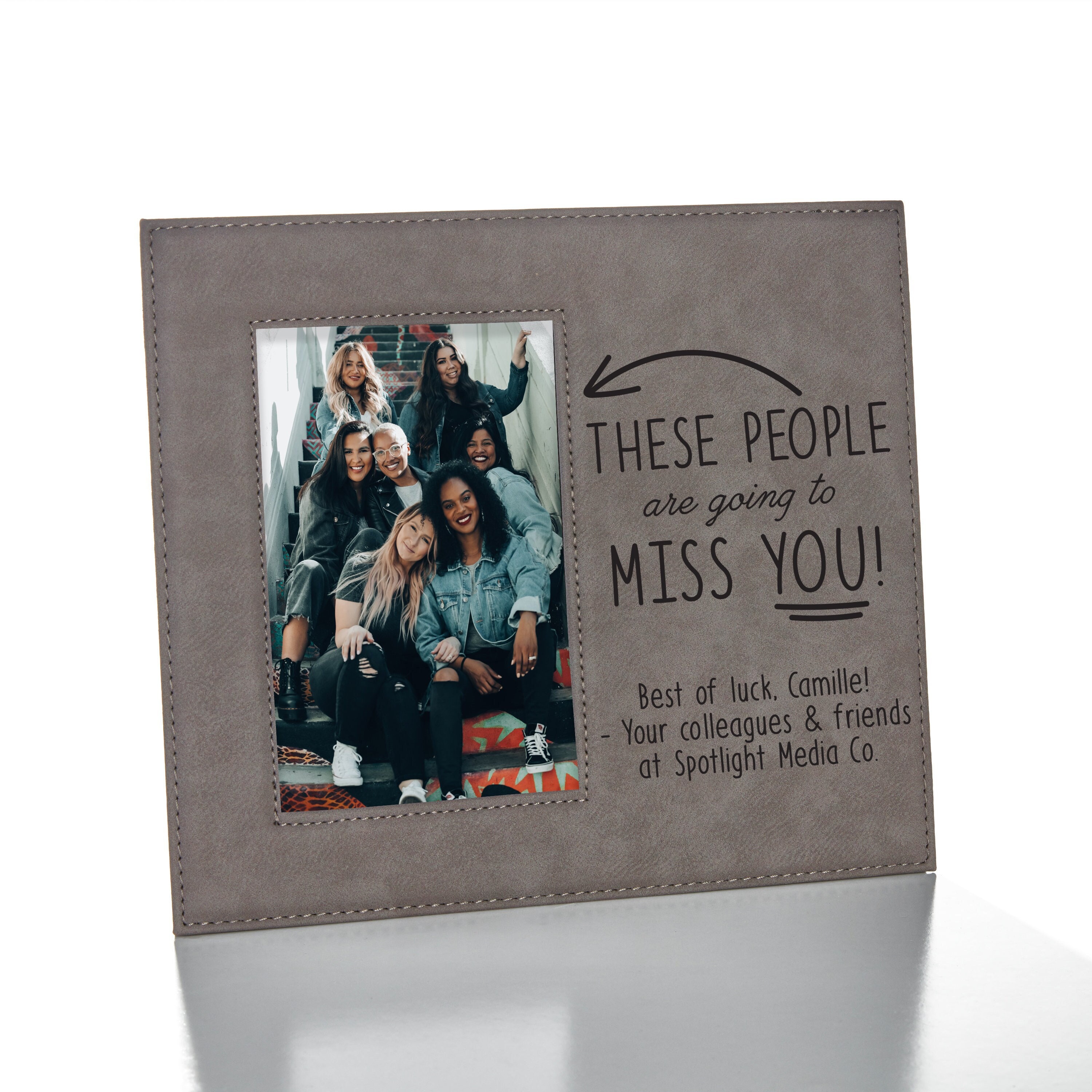 Coworker Goodbye Gift Picture Frame | These People Miss You Picture ...