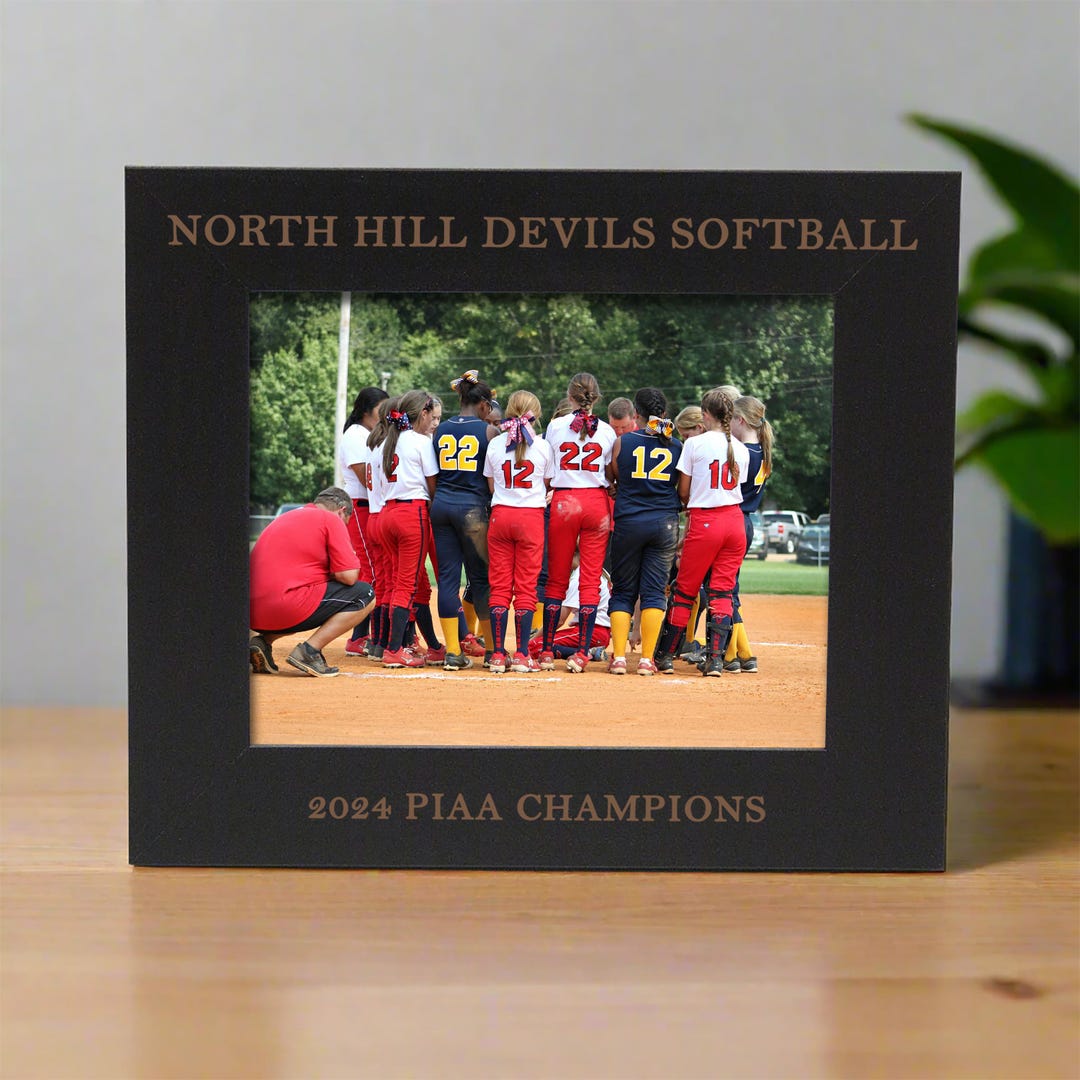 Personalized Sports Team Frame High School Team Photo Frame for Trophy ...