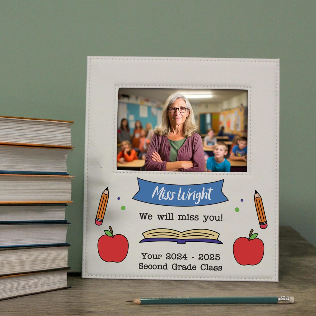 Teacher Appreciation Picture Frame | Teacher Gift From Class | End of ...