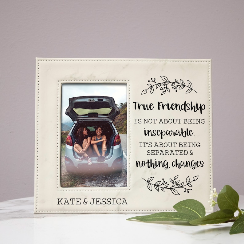 Long Distance Friends Picture Frame | True Friendship Frame | Gift for ...