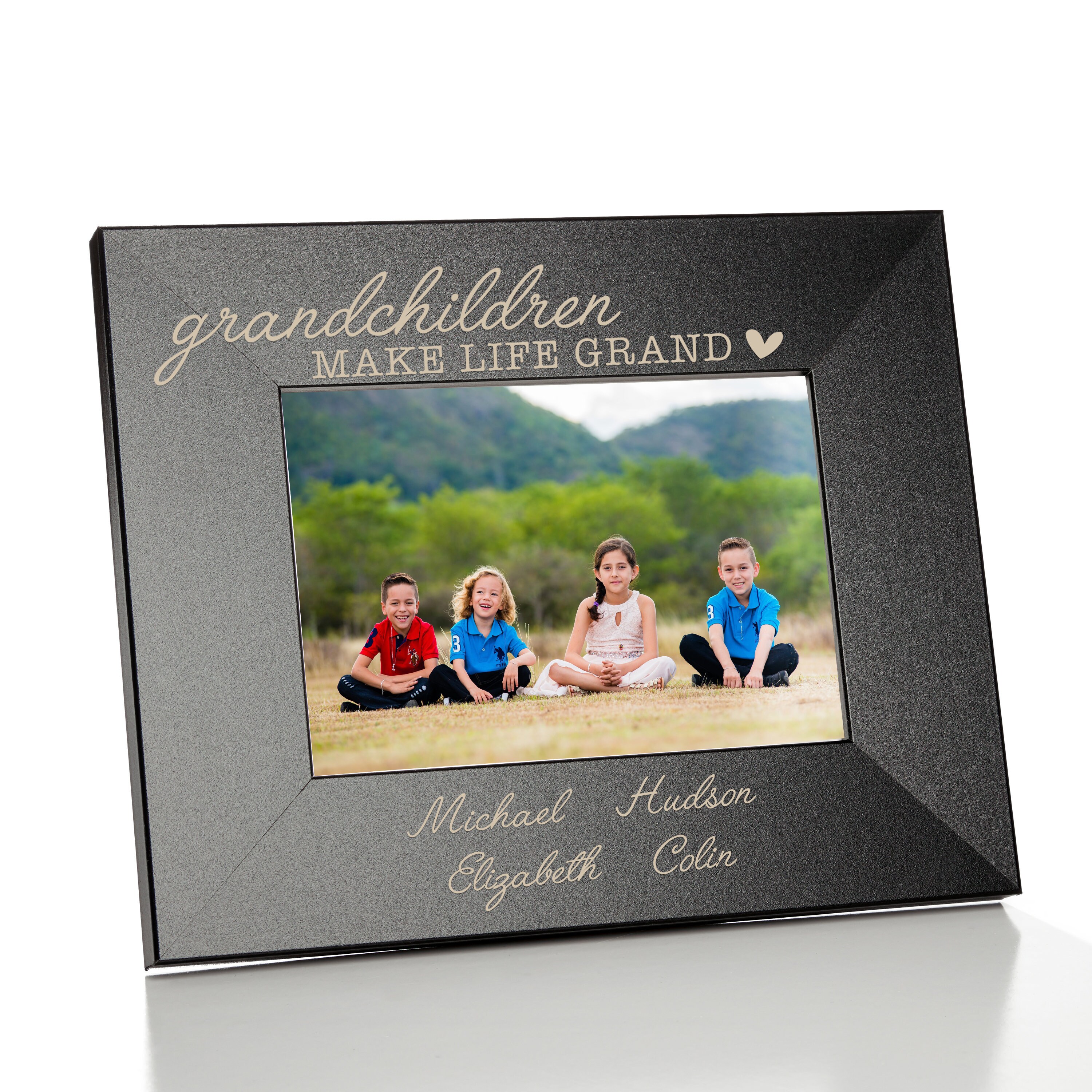 Grandchildren Make Life Grand Picture Frame Grandparents | Etsy