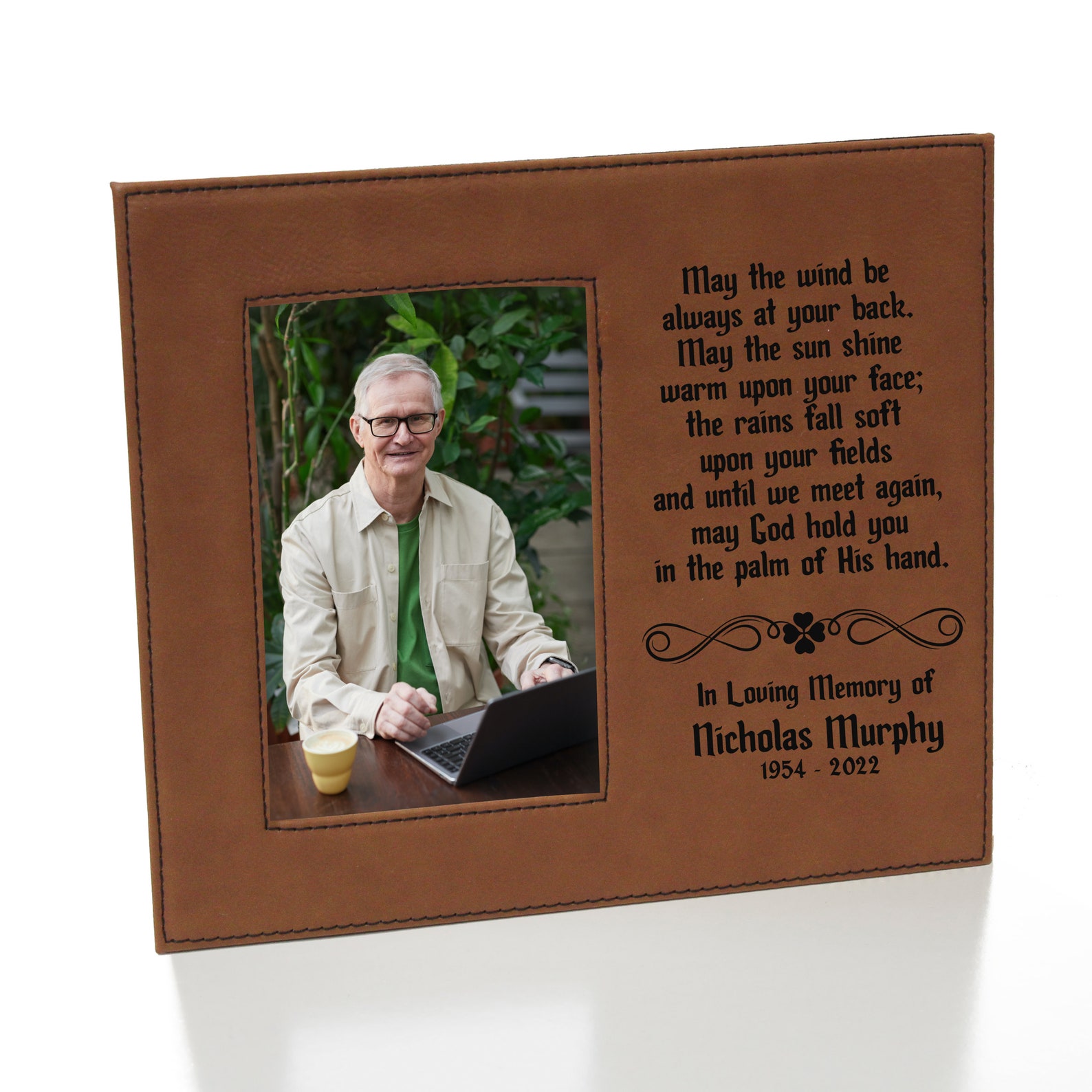 Irish Blessing Picture Frame Personalized Irish Memorial | Etsy