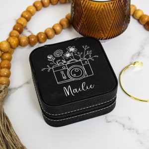 Camera Gifts for Girls | Personalized Photographer Jewelry Box | Travel ...