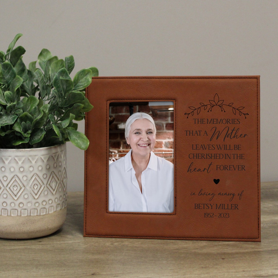 Mother Memorial Picture Frame Mom Memories Picture Frame Loss of Mother ...