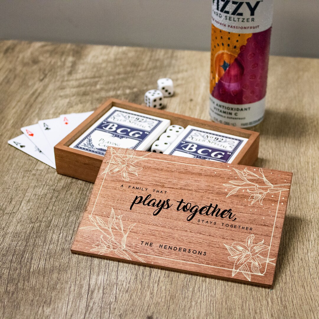 Families That Play Together Card Game Box Game Night Gift Family Game ...