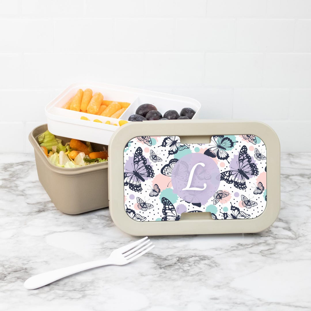 Custom Butterfly Lunch Box | Back to School Girly Bento Box ...