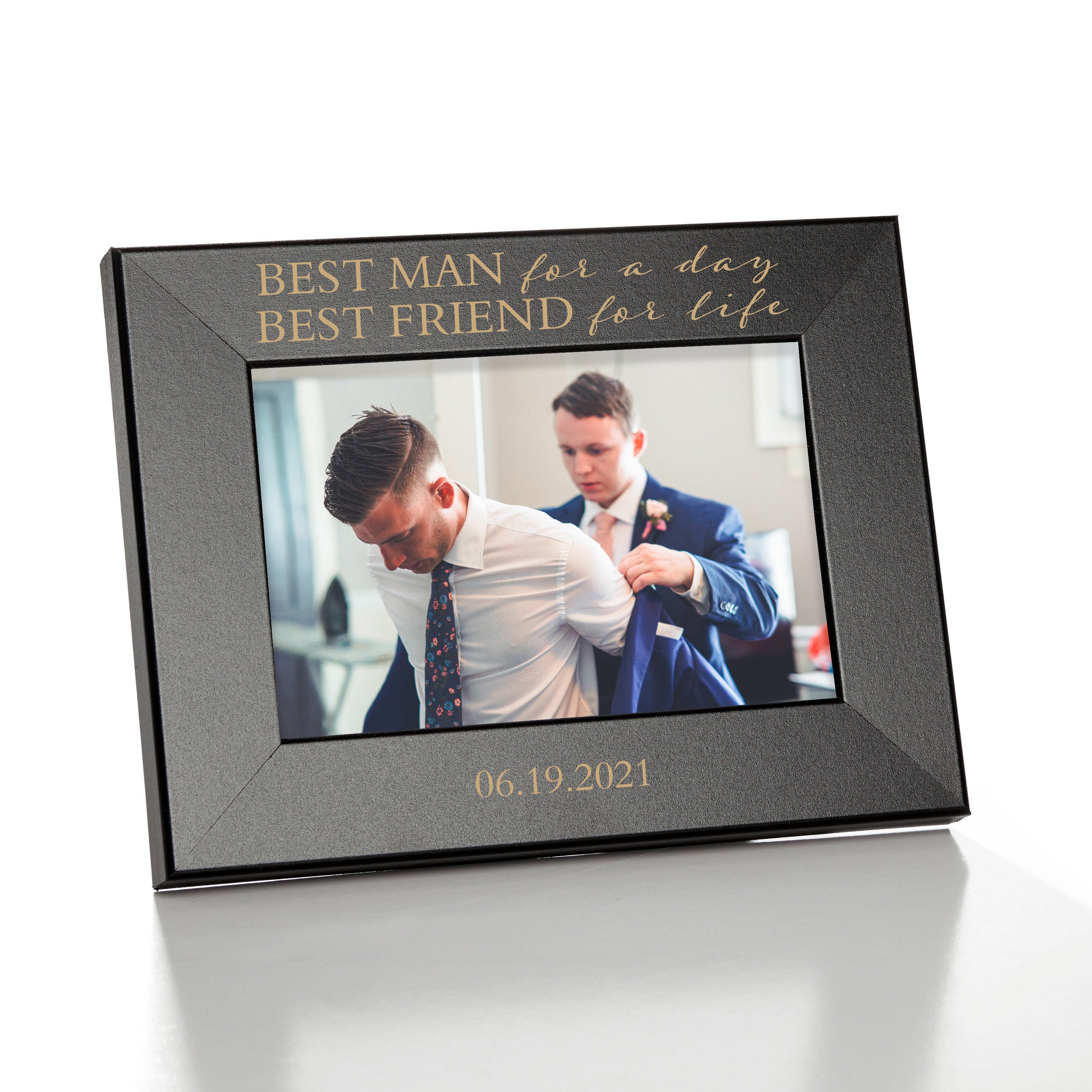 Best Man Picture Frame Best Man Best Friend Picture Frame - Etsy