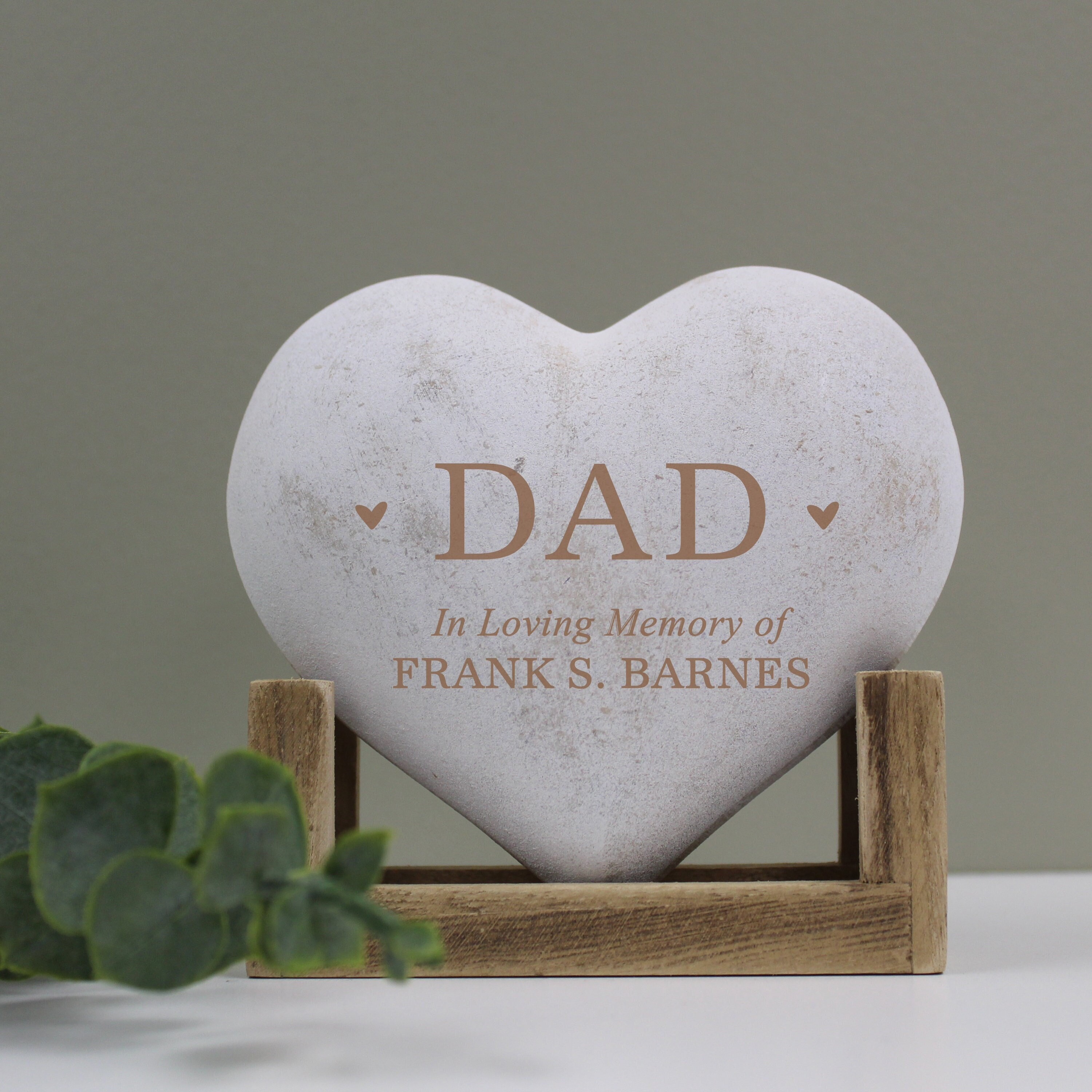 Personalized Dad Memorial Plaque | Personalized Dad Sympathy Gift | Dad ...