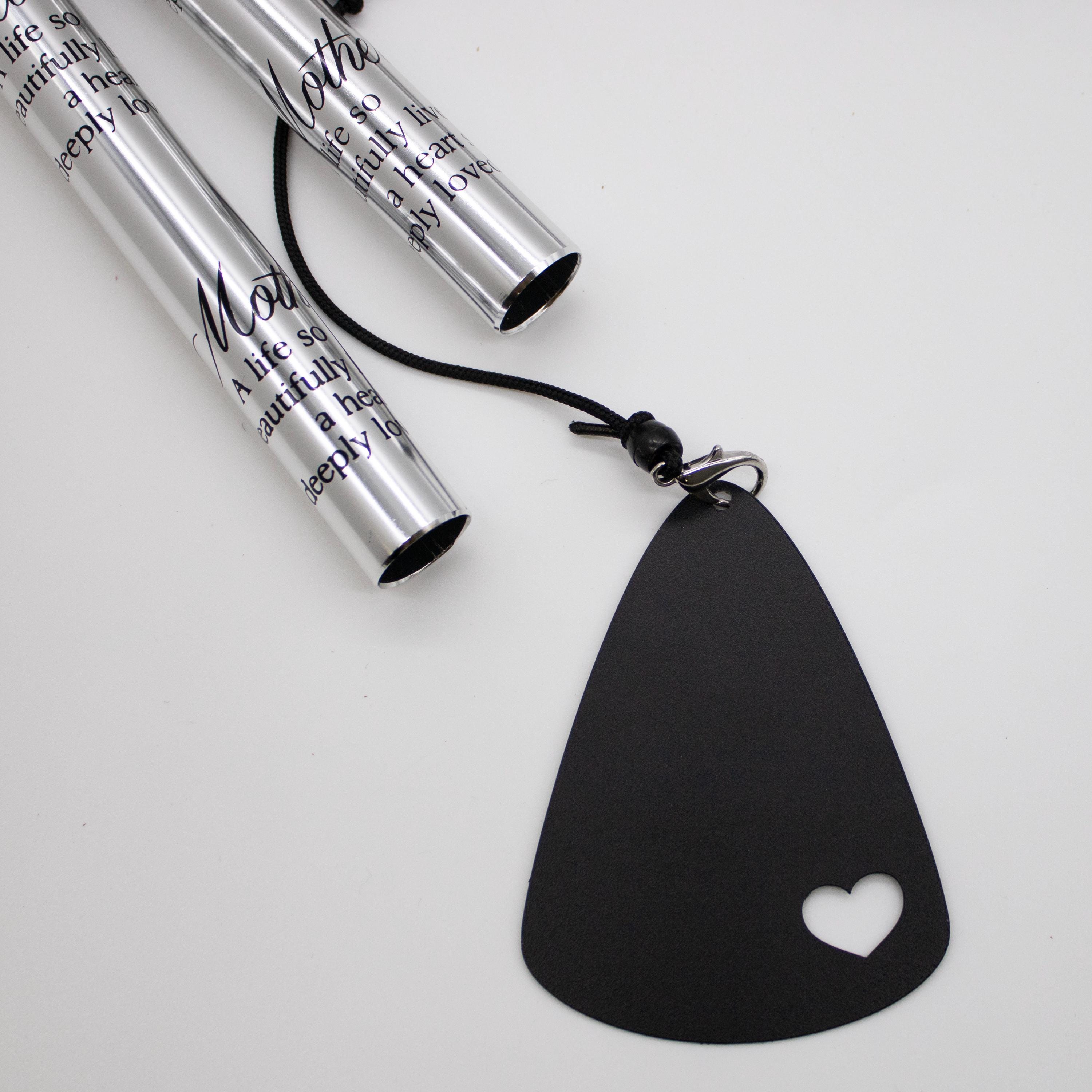 Dad Memorial Wind Chime | Forever in Our Hearts Father Sympathy Wind ...