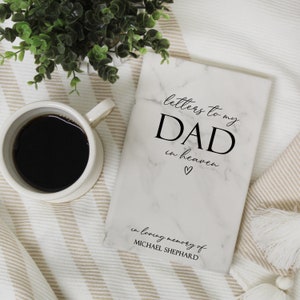 Loss of Father Grief Journal | Letters to Dad in Heaven | Dad Memorial ...