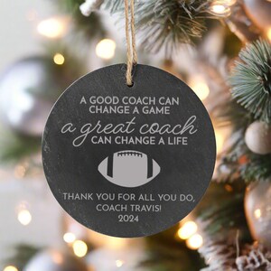 Football Coach Ornament | Coach Christmas Ornament | Christmas Gift for ...