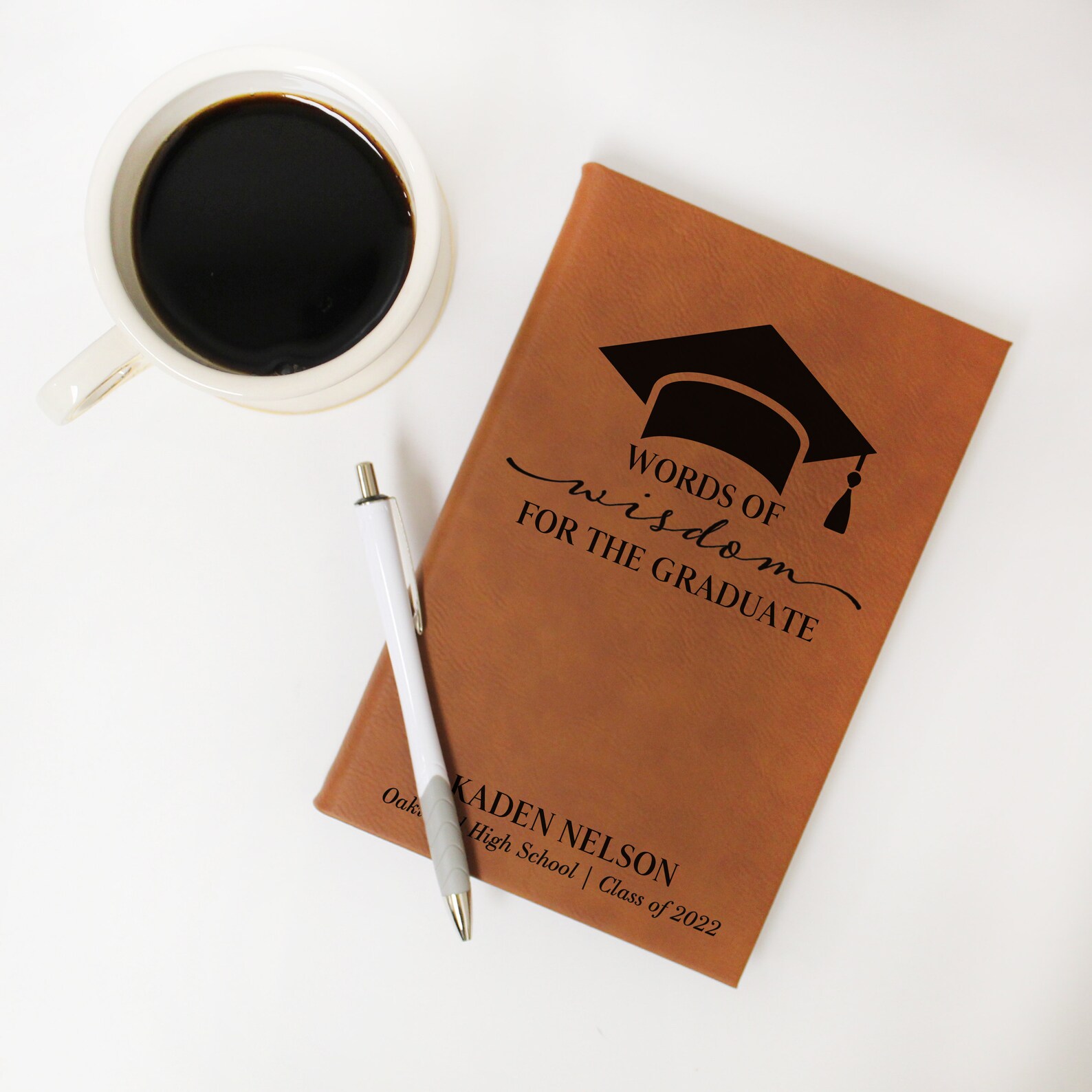 Graduation Party Guest Signature Book Words of Wisdom for - Etsy